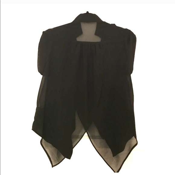 Tops | Brand New Chiffon Vest | Poshmark